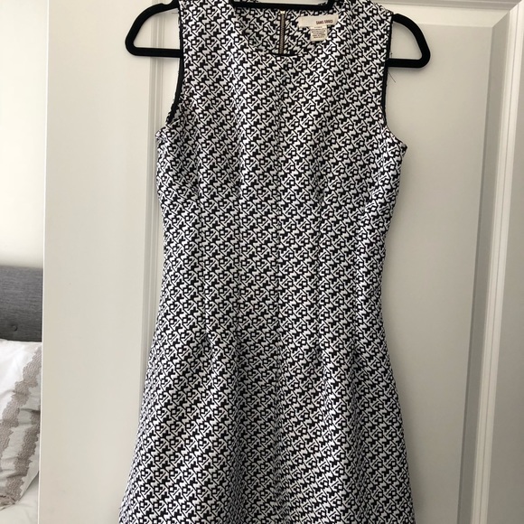Dresses | Houndstooth Dress With Cinched Waist | Poshmark